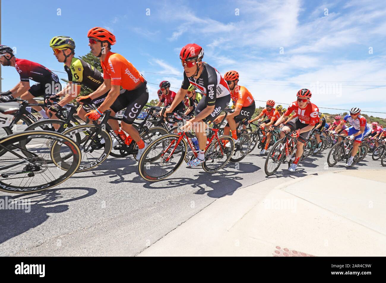Aldinga, Adelaide, Australia. 26 January 2020. Riders competing on ...