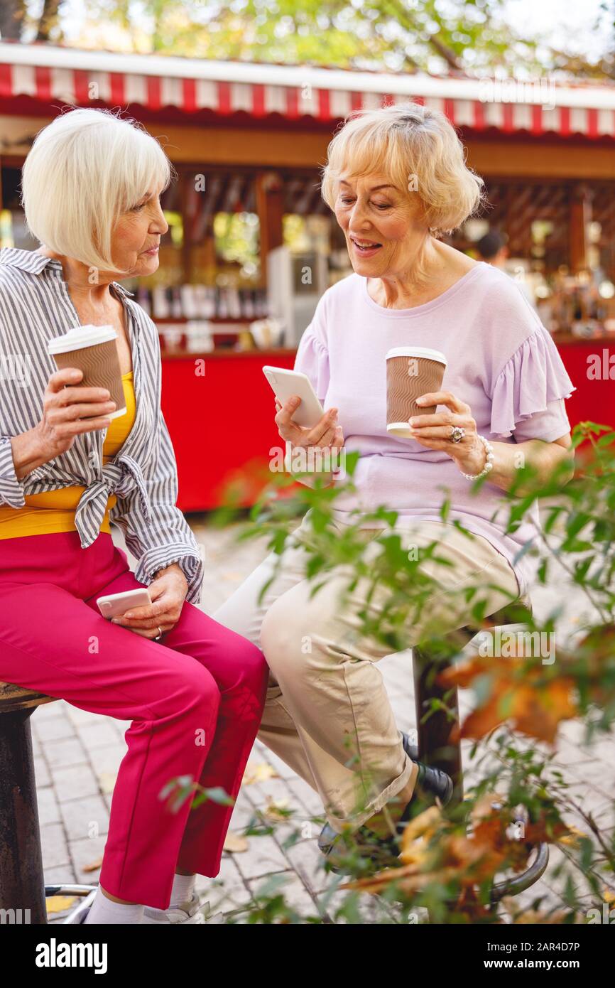 Woman reading out loud hi-res stock photography and images - Alamy