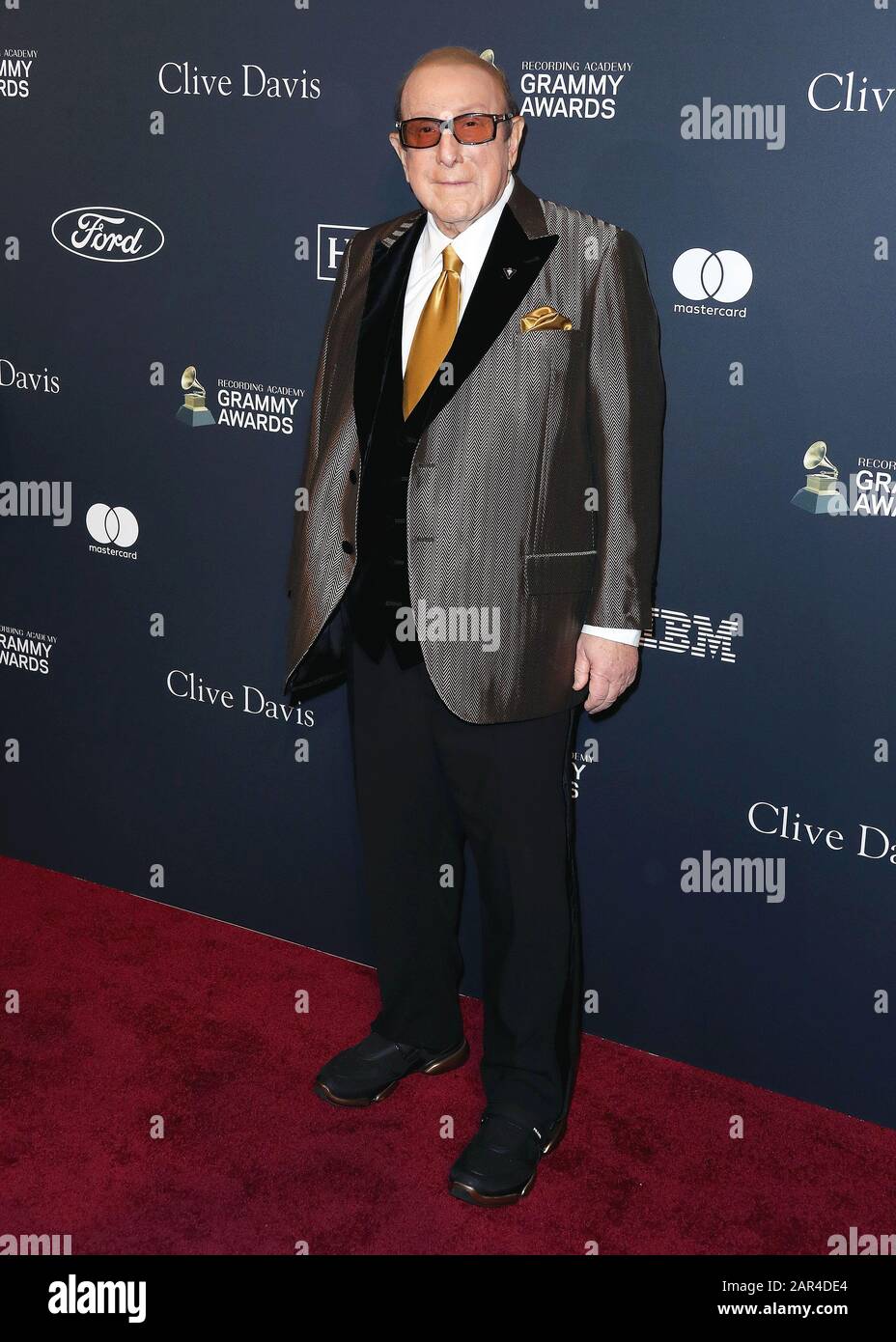 BEVERLY HILLS, LOS ANGELES, CALIFORNIA, USA - JANUARY 25: Clive Davis ...