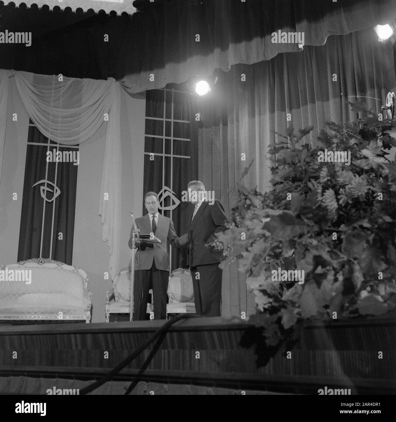 Popular television show Black and White Stock Photos & Images - Alamy