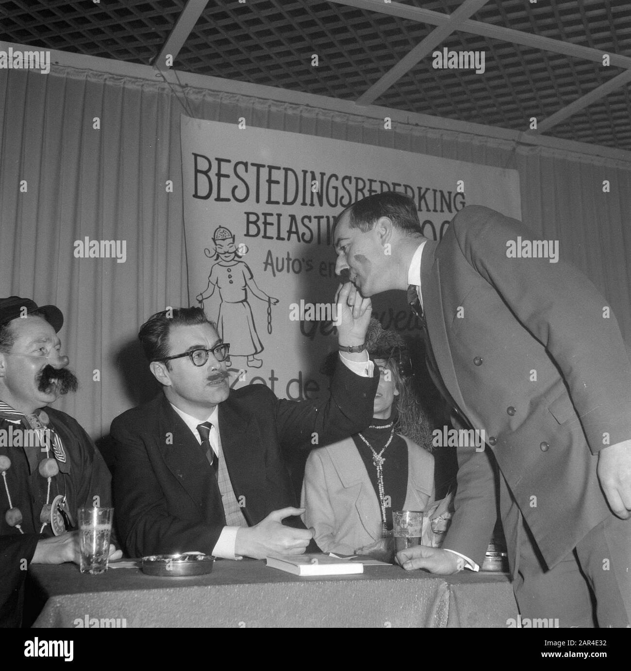 Moustache competition Black and White Stock Photos & Images - Alamy