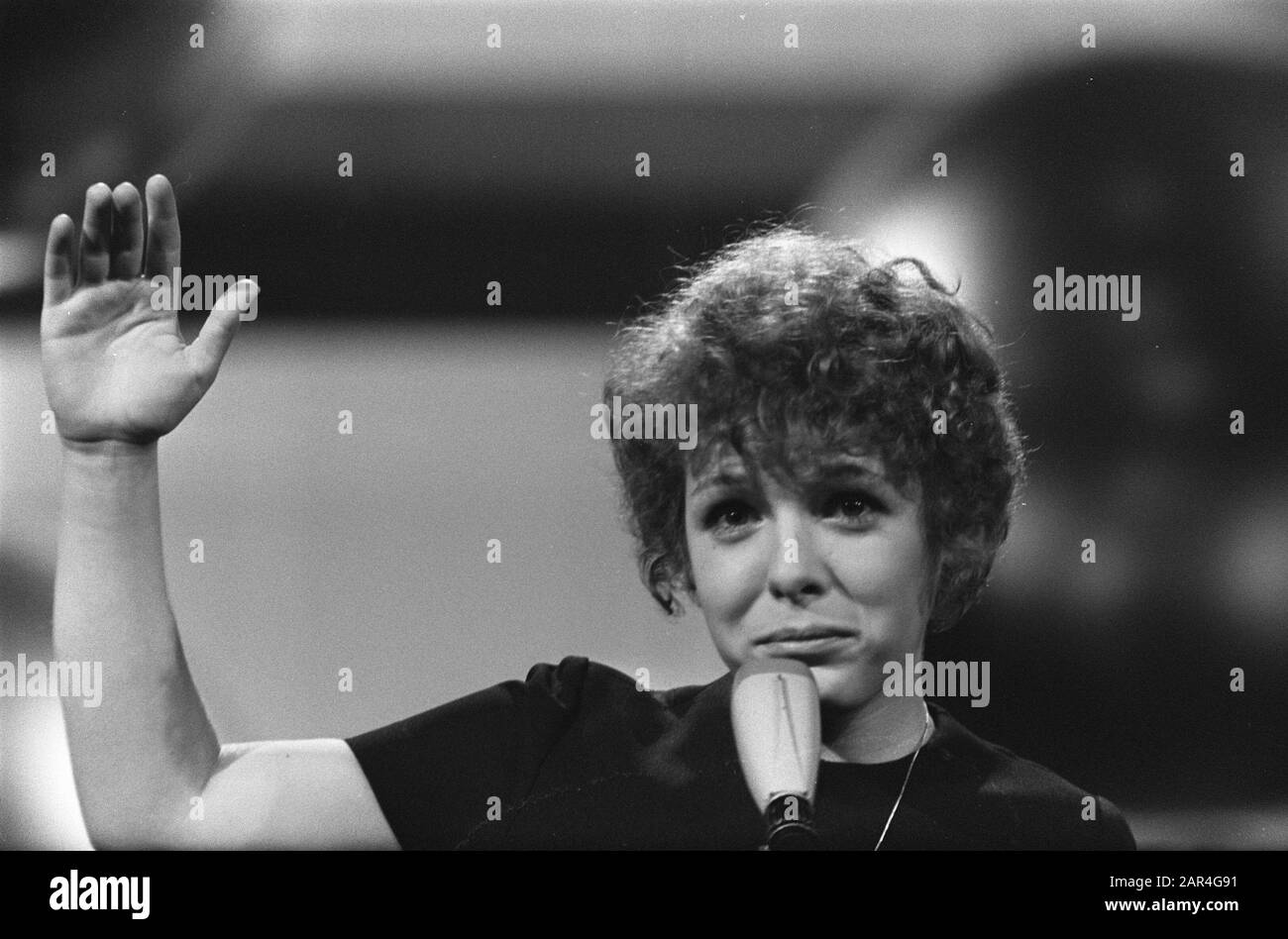Eurovision Song Contest 1970 in RAI Amsterdam Dominique Dussault ...