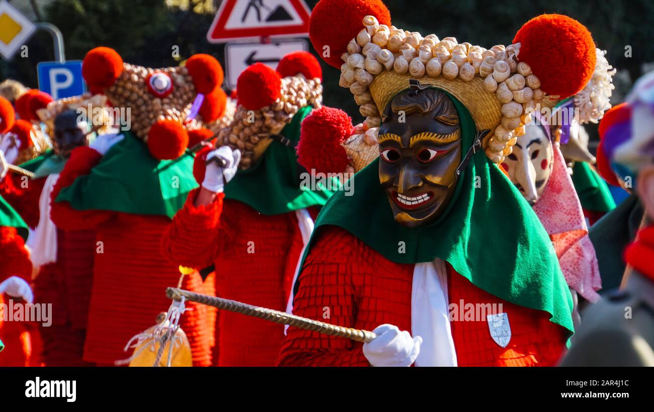 Carnival in germany traditional masks hi-res stock photography and ...