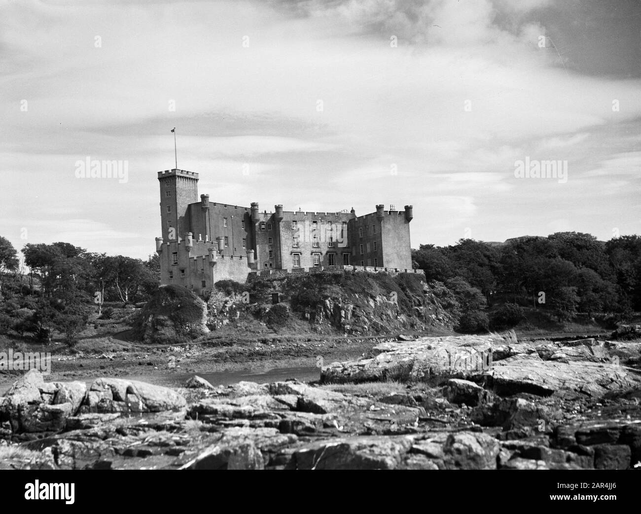Scotland - The Highlands Dunvegan Castle on the island of Skye, a ...