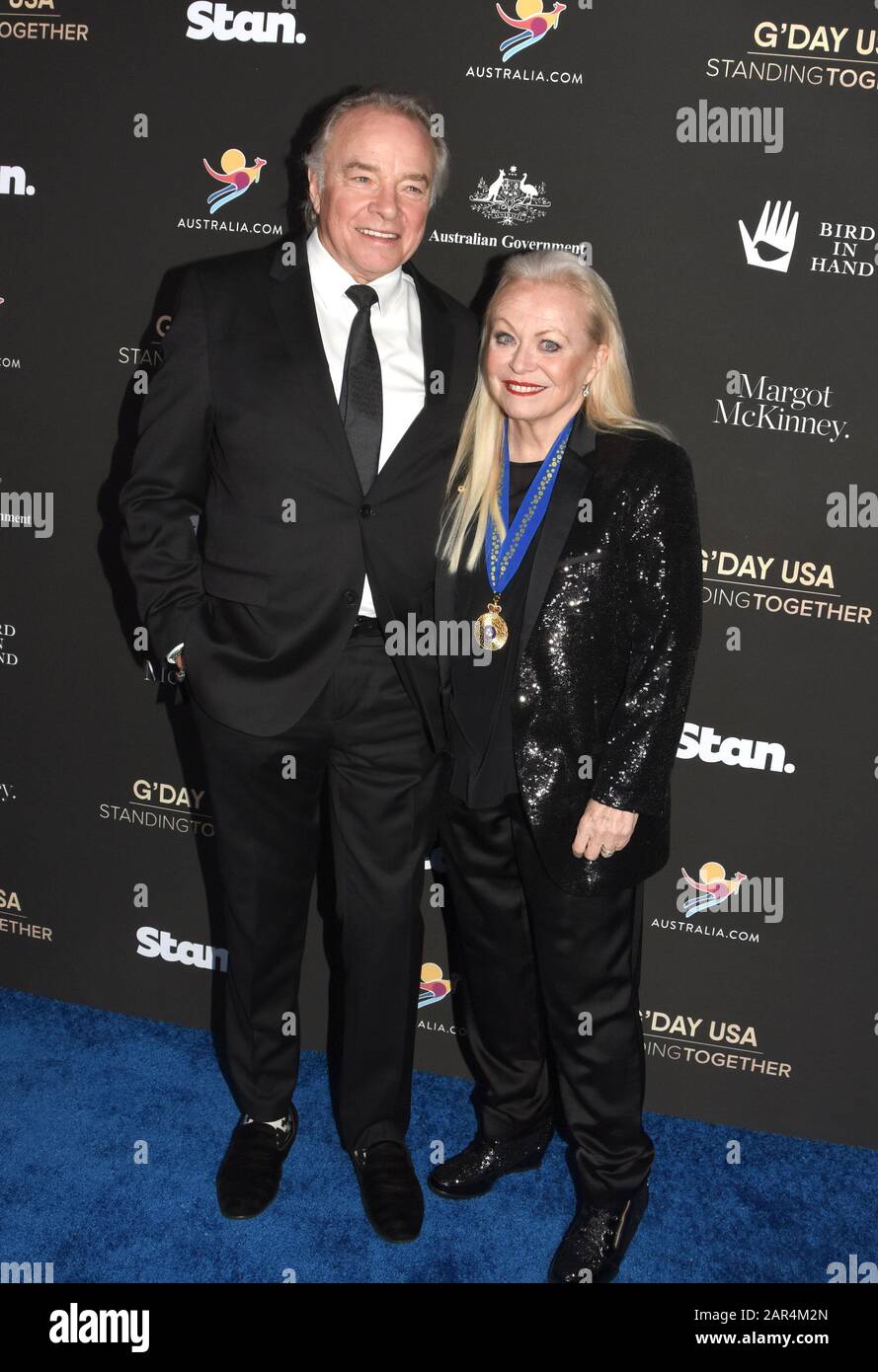 Beverly Hills, California, USA 25th January 2020 Actor Sean Taylor and ...