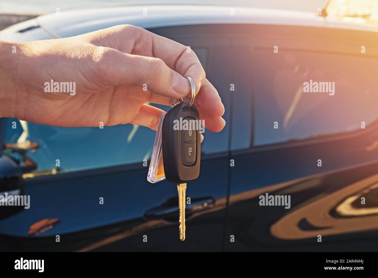 Car key hand hi-res stock photography and images - Alamy