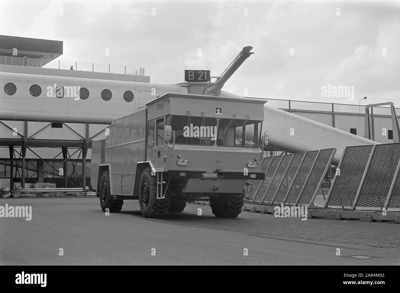Five new fire engines at Schiphol Airport, fire engine One of the new ...