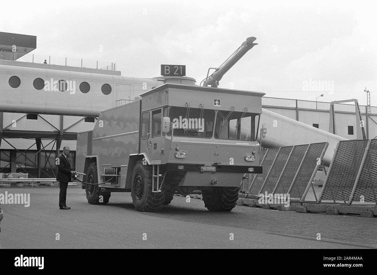 Five new fire engines at Schiphol Airport, fire engine One of the new ...