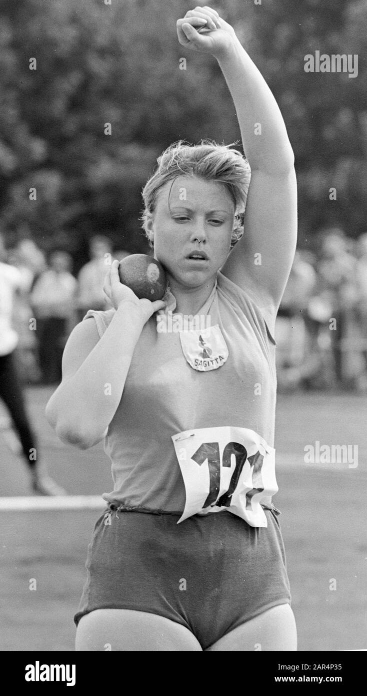Dutch Athletics Championships Groningen 1968 Stock Photo - Alamy
