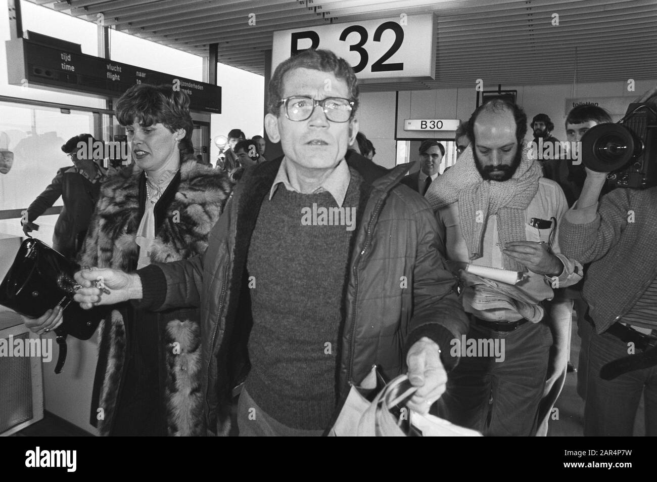 English businessman Andrew Pyke at Schiphol after release after 17 ...