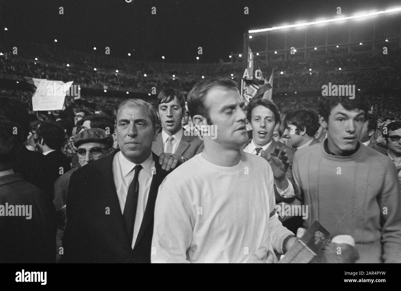Europe Cup Final in Madrid. Ajax vs. AC Milan 1-4, Ajax President of ...