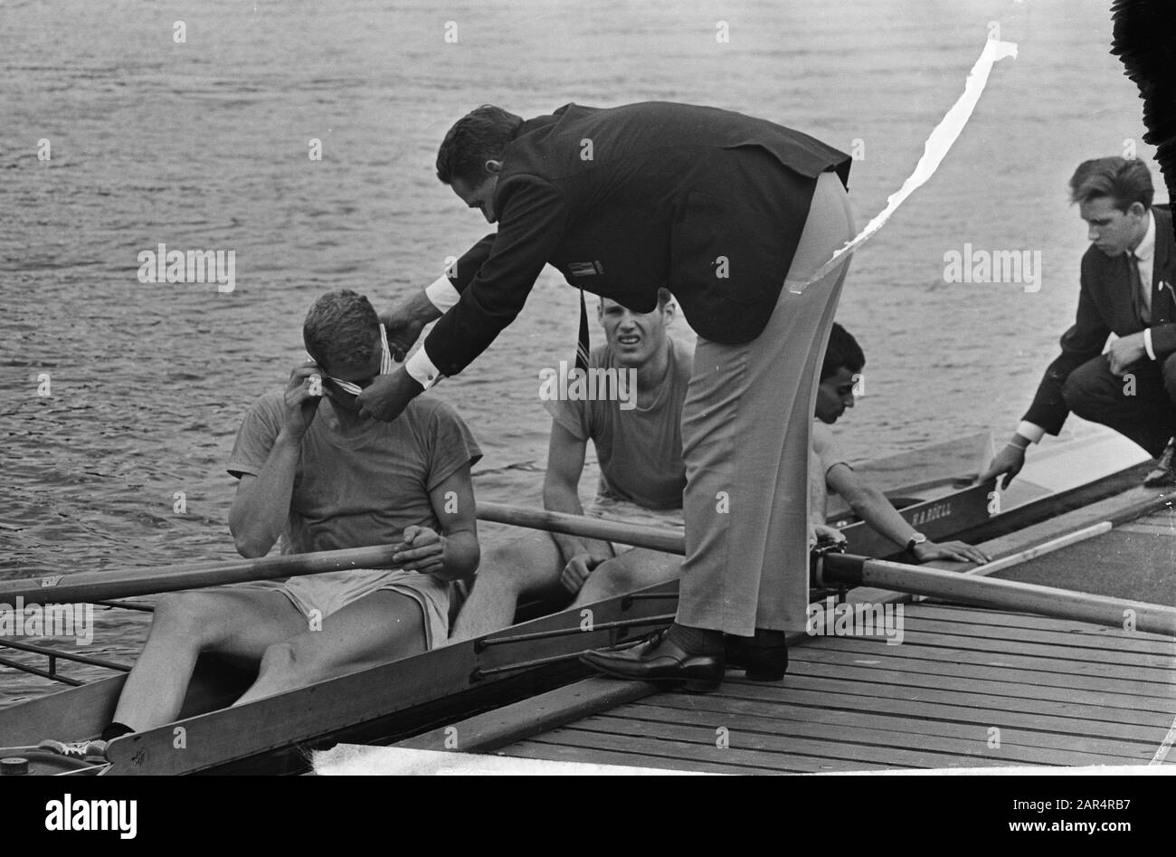 European Rowing Championships in Duisburg, Dutch two with mate with ...