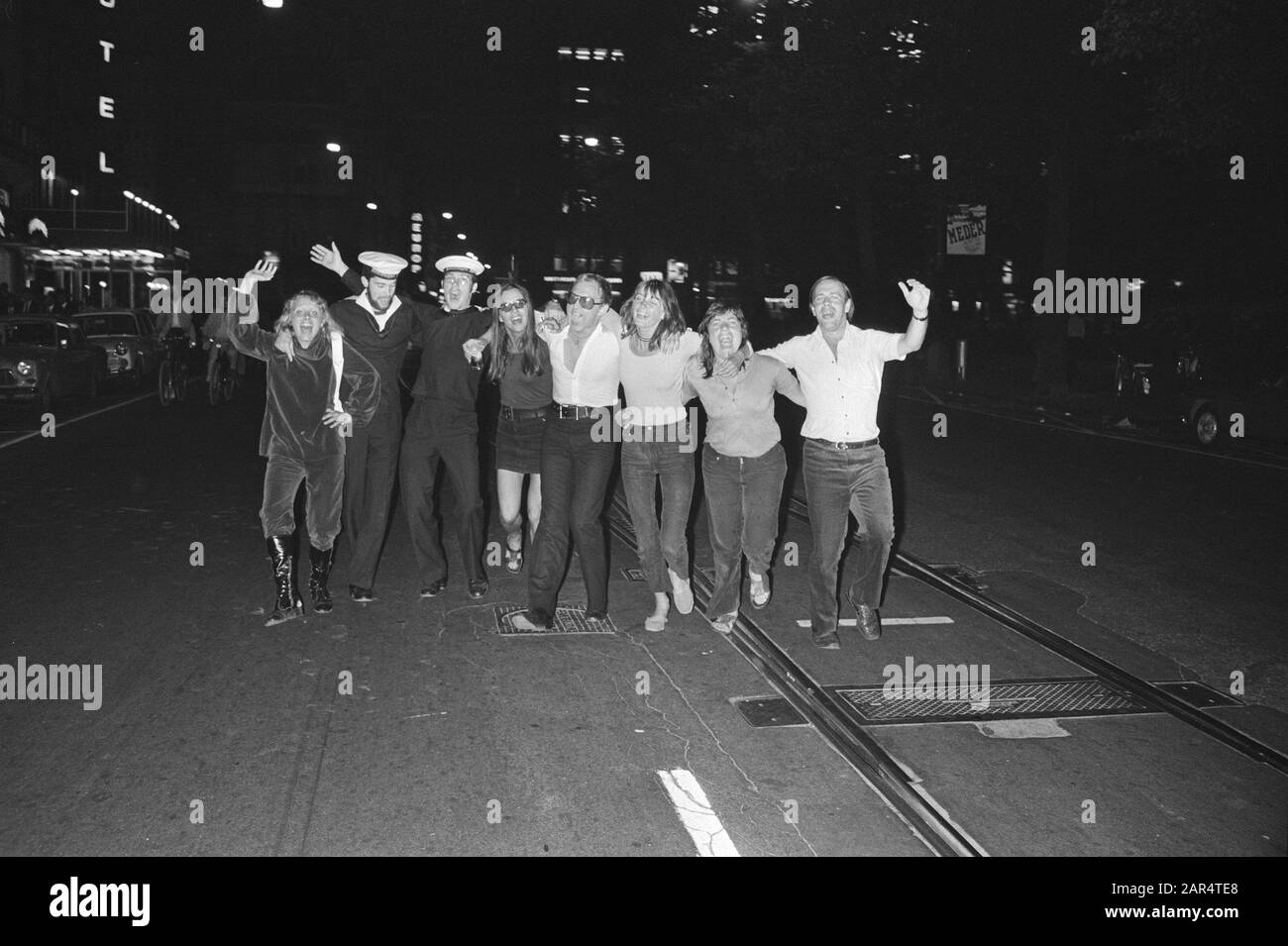 Netherlands football celebrate Black and White Stock Photos & Images ...