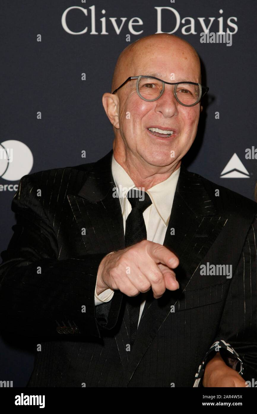 BEVERLY HILLS, CALIFORNIA - JANUARY 25: Paul Shaffer attends the Pre ...