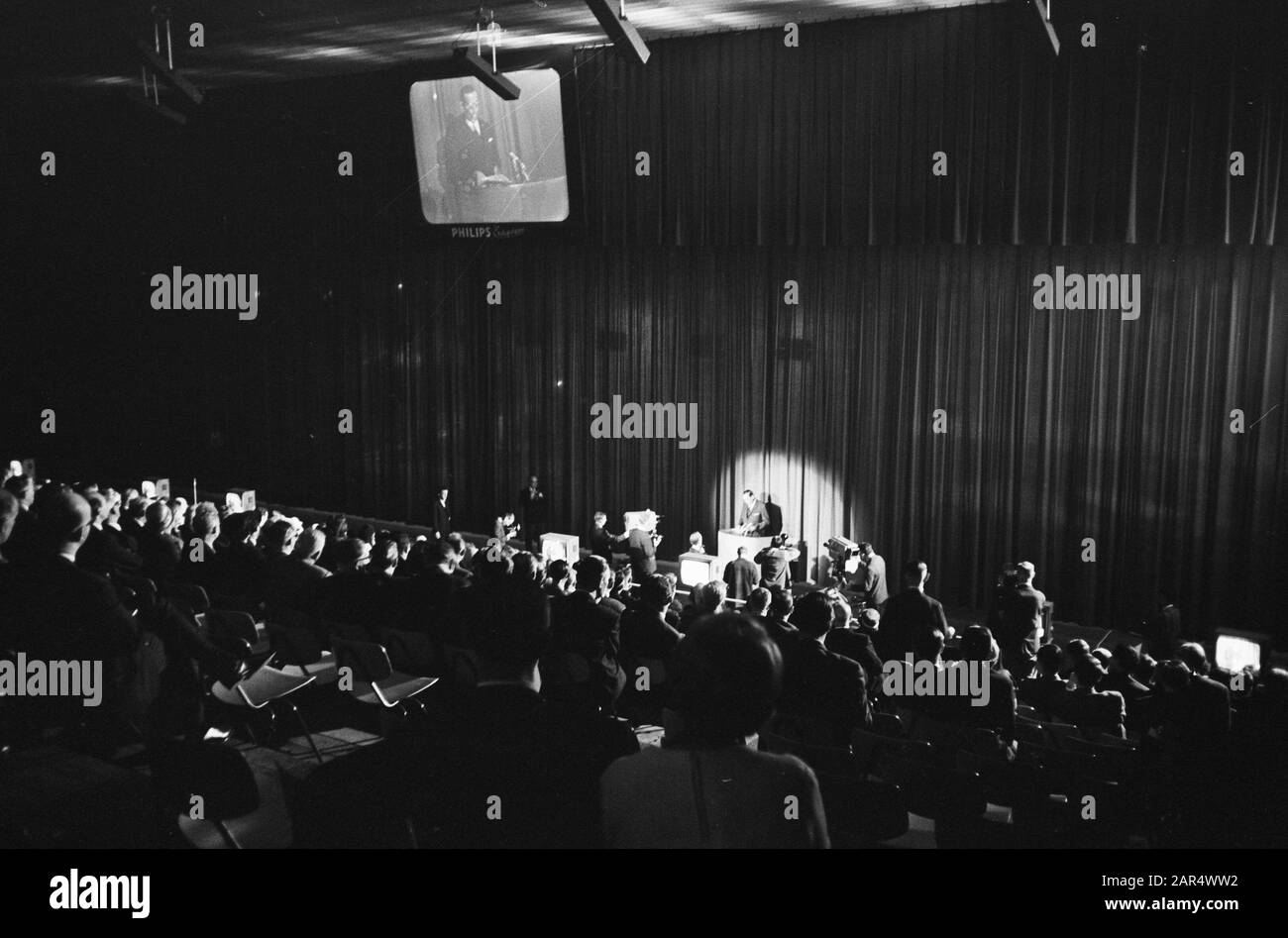Firato 1963 opened in RAI building by Mr. E. A. Schuezzenhelm, Chairman ...