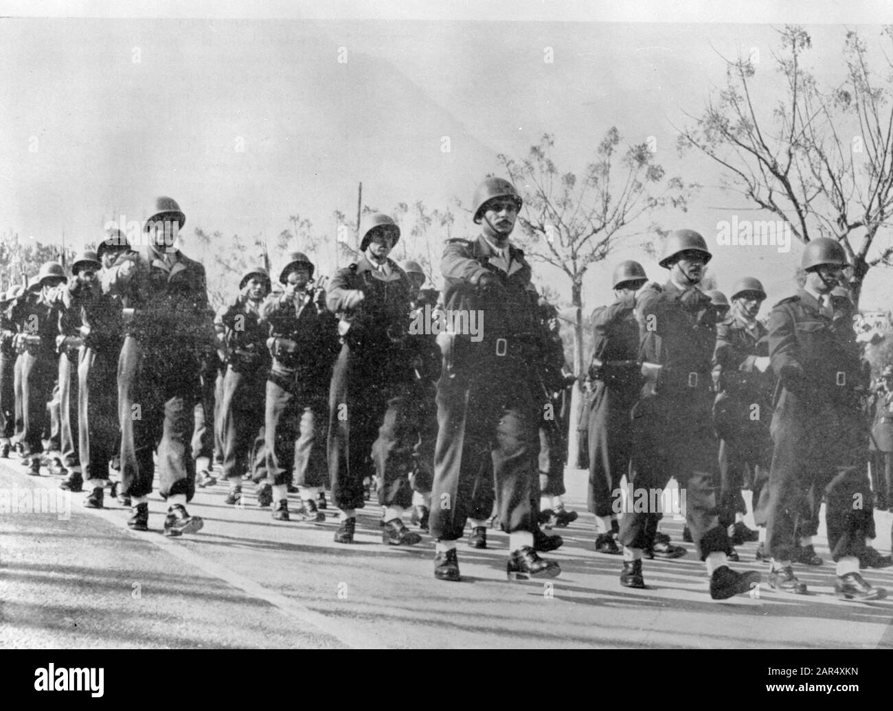 Reproduction Photography Photo of a photograph of a parade of Syrian ...