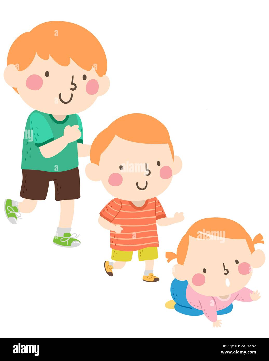 Two brothers cartoon hi-res stock photography and images - Alamy