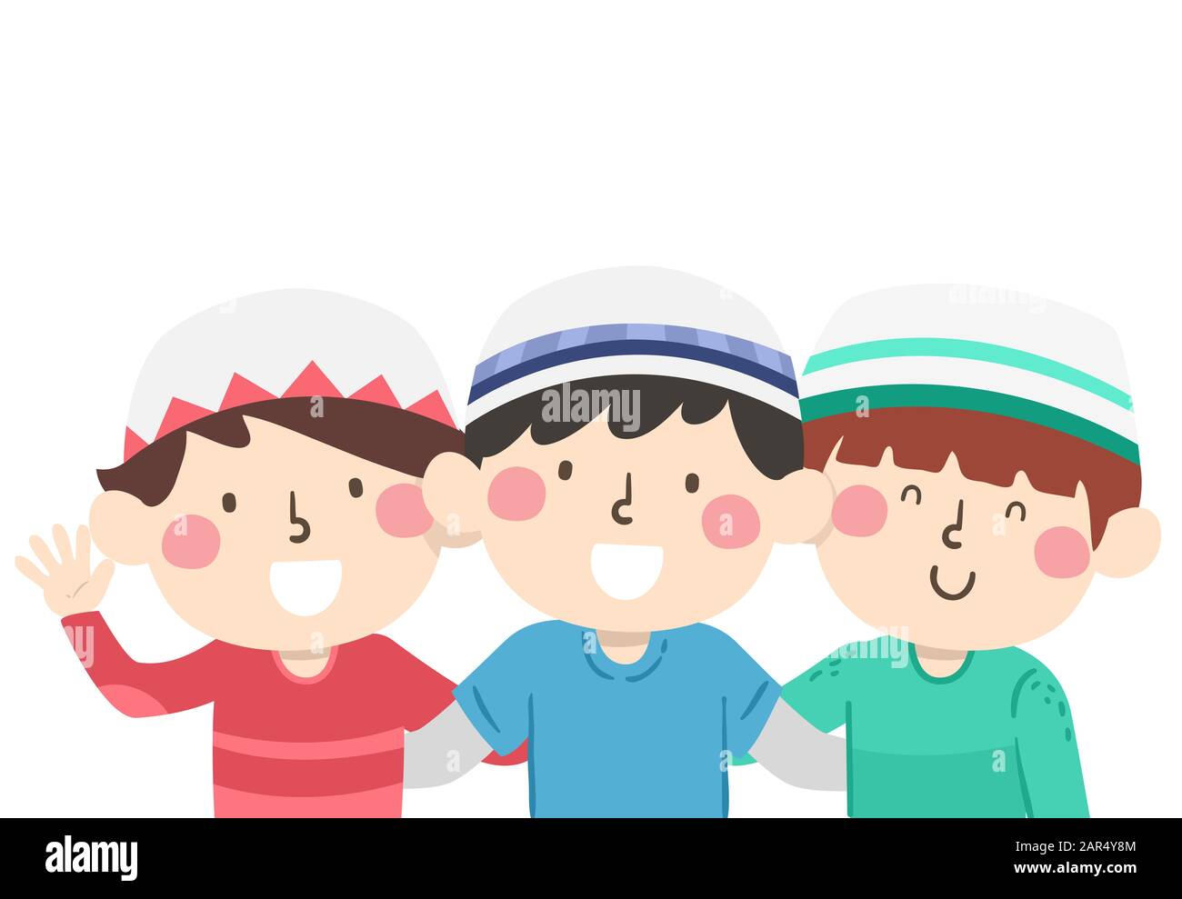 Group of muslim kids hi-res stock photography and images - Alamy