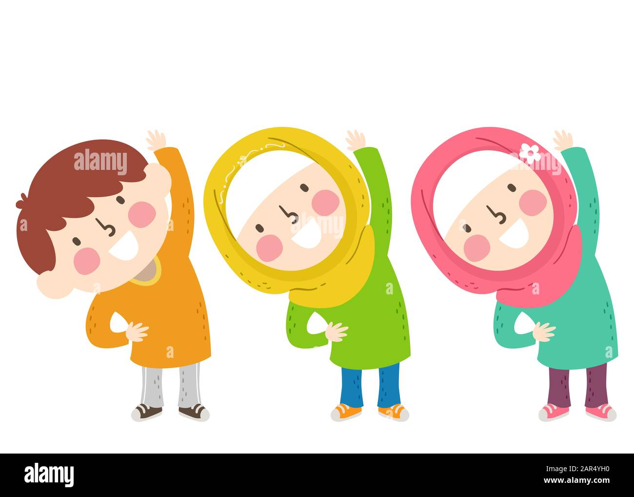 Child bending boy Cut Out Stock Images & Pictures - Alamy