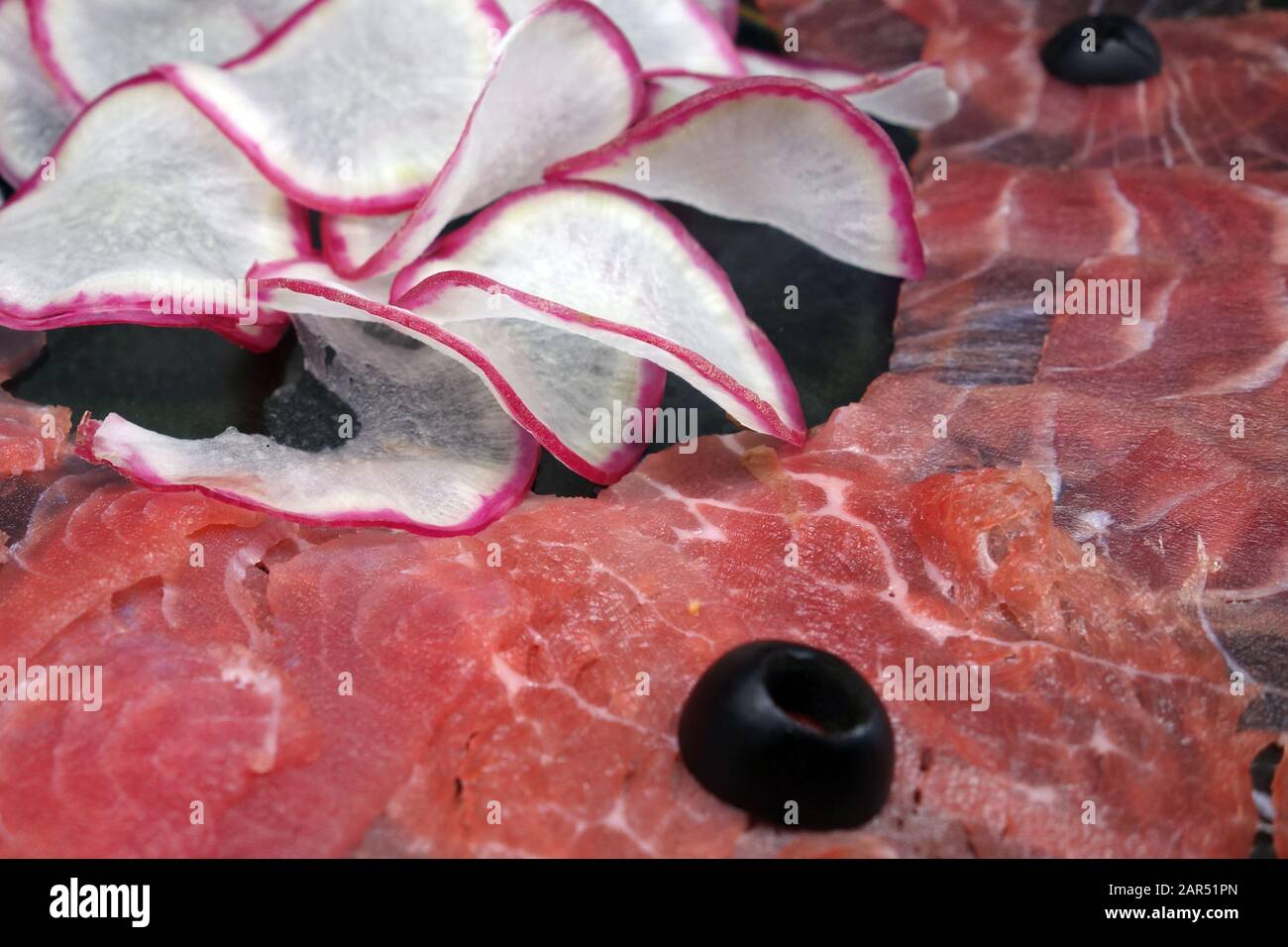 Sliced tuna hi-res stock photography and images - Alamy