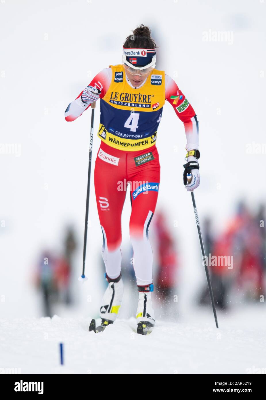 Oberstdorf, Germany. 26th Jan, 2020. Cross-country World Cup, ladies ...