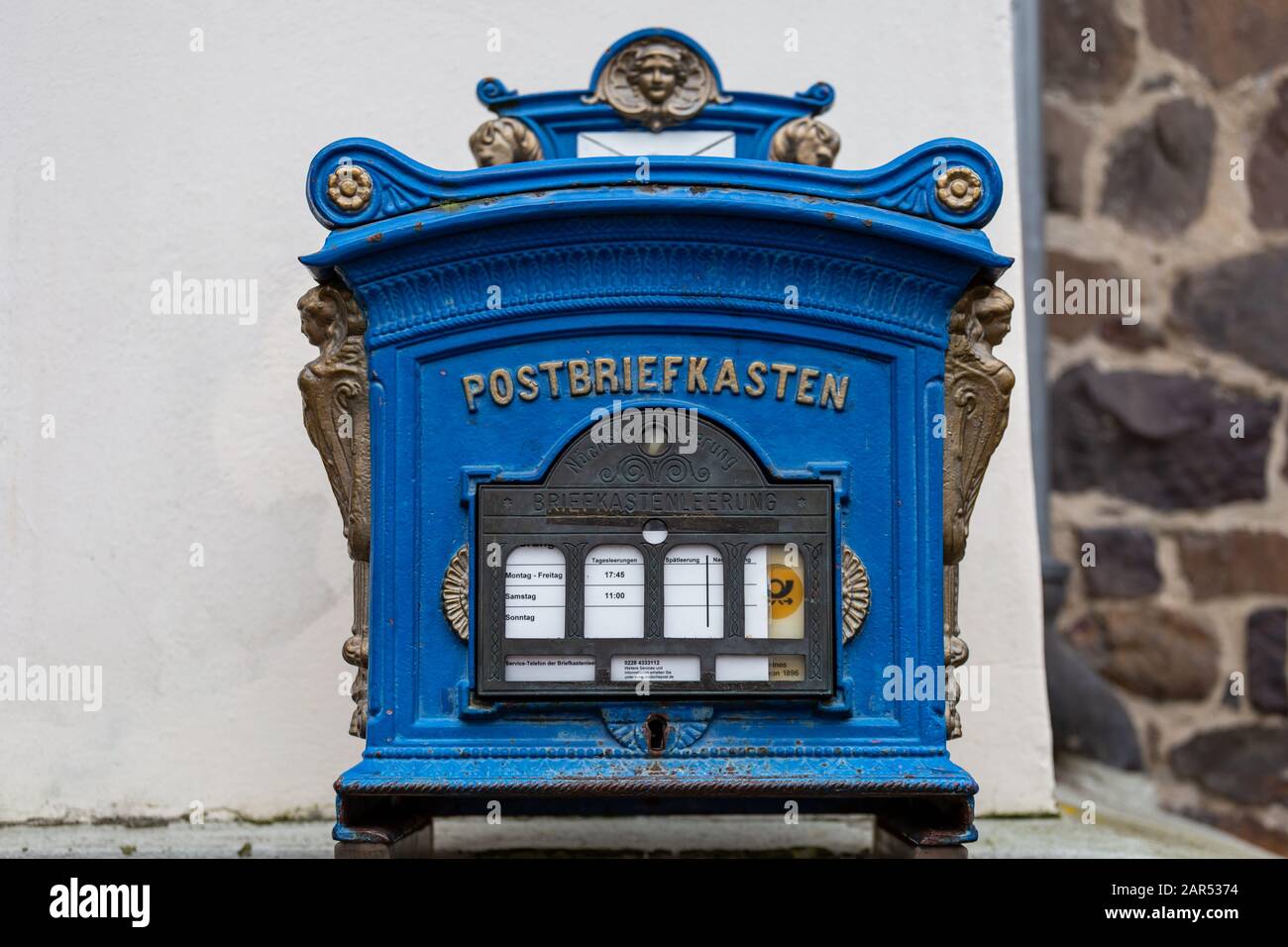 Antique german letter box hi-res stock photography and images - Alamy