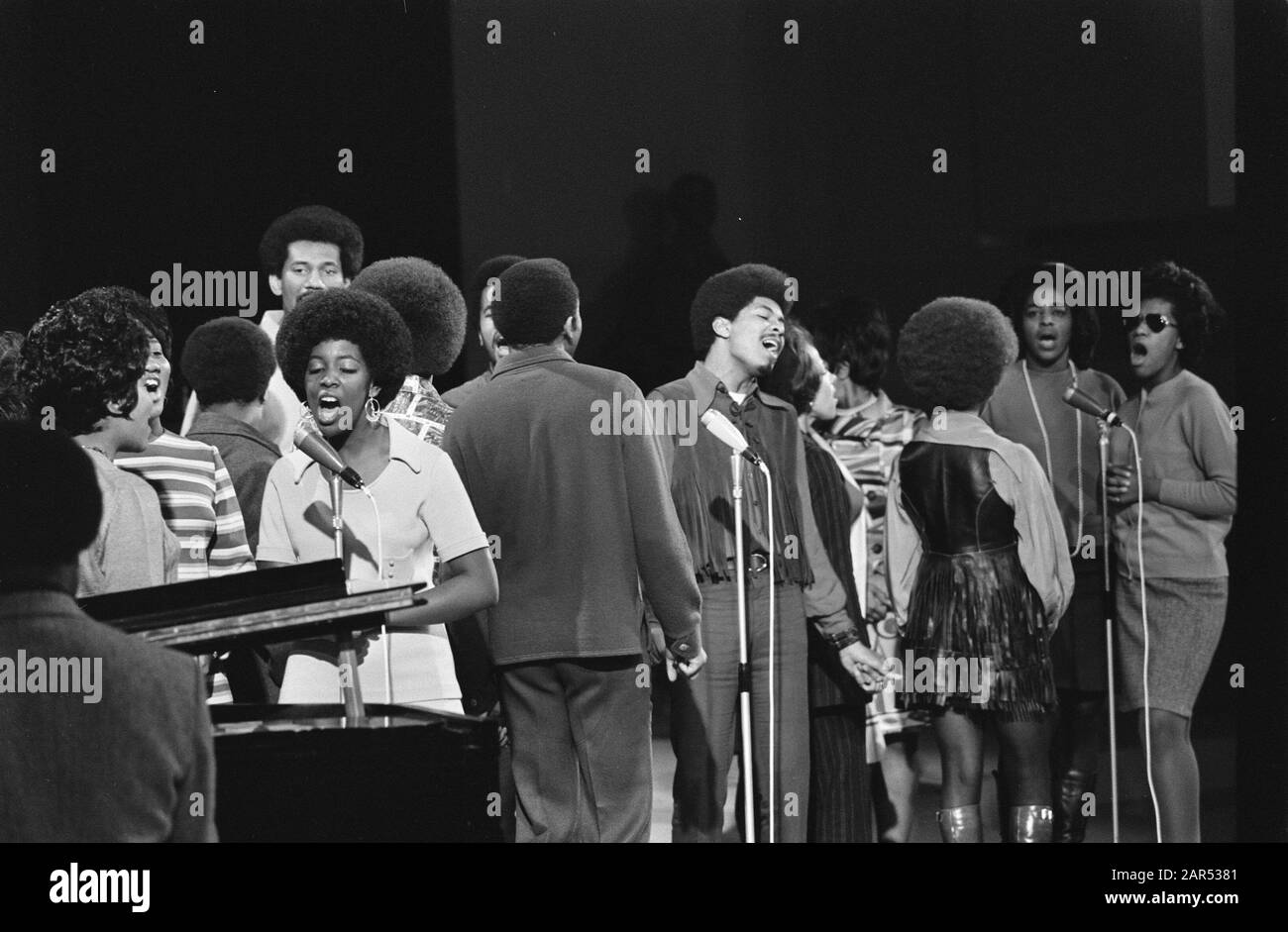 Grand Gala du Disque in RAI Amsterdam. Rehearsals. Edwin Hawkins ...