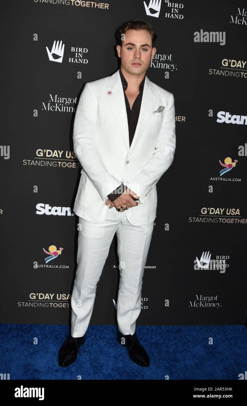 Beverly Hills, California, USA 25th January 2020 Actor Dacre Montgomery ...