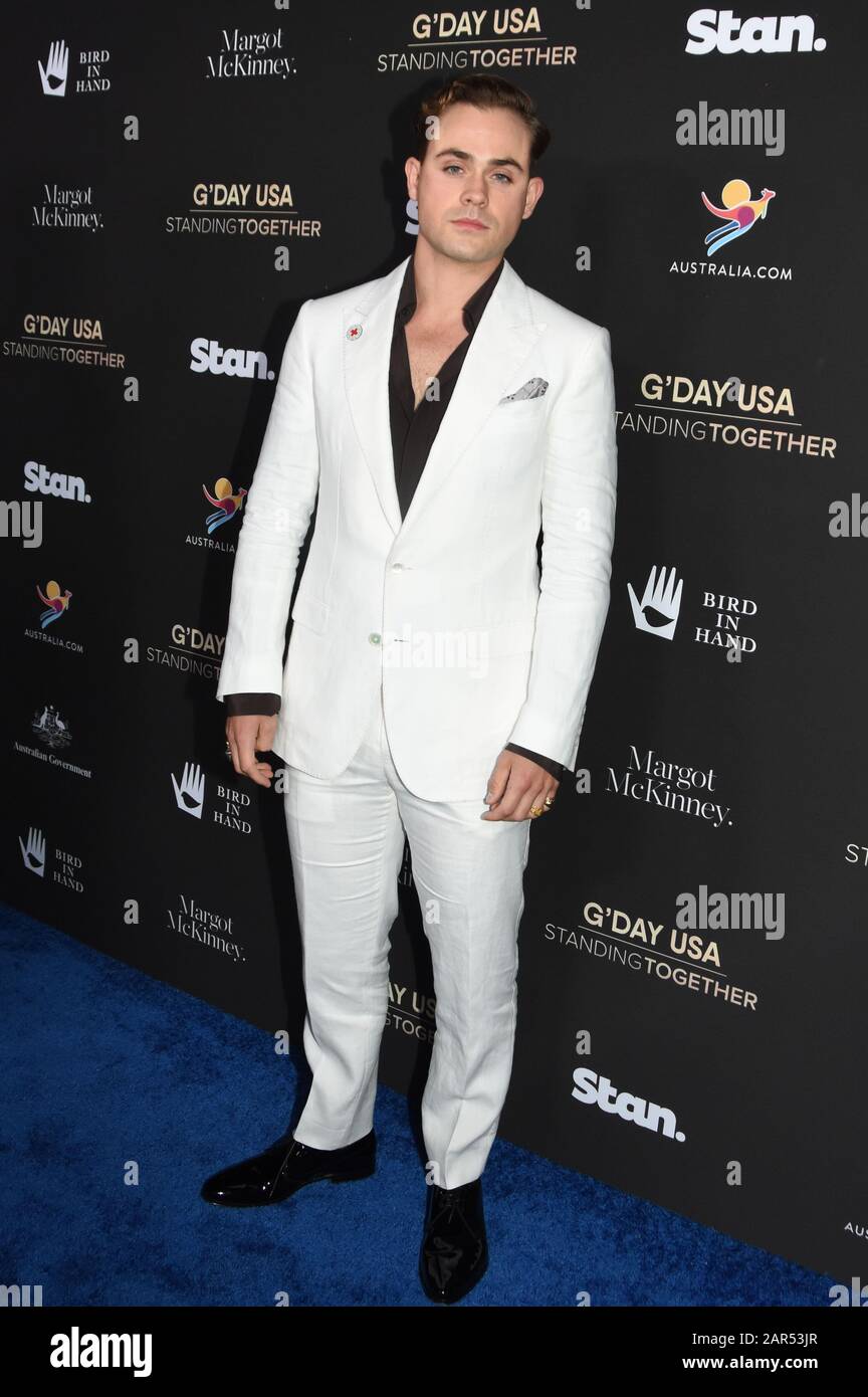 Beverly Hills, California, USA 25th January 2020 Actor Dacre Montgomery ...
