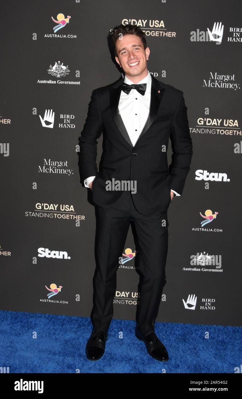 Beverly Hills, California, USA 25th January 2020 Actor Jake Schrader ...