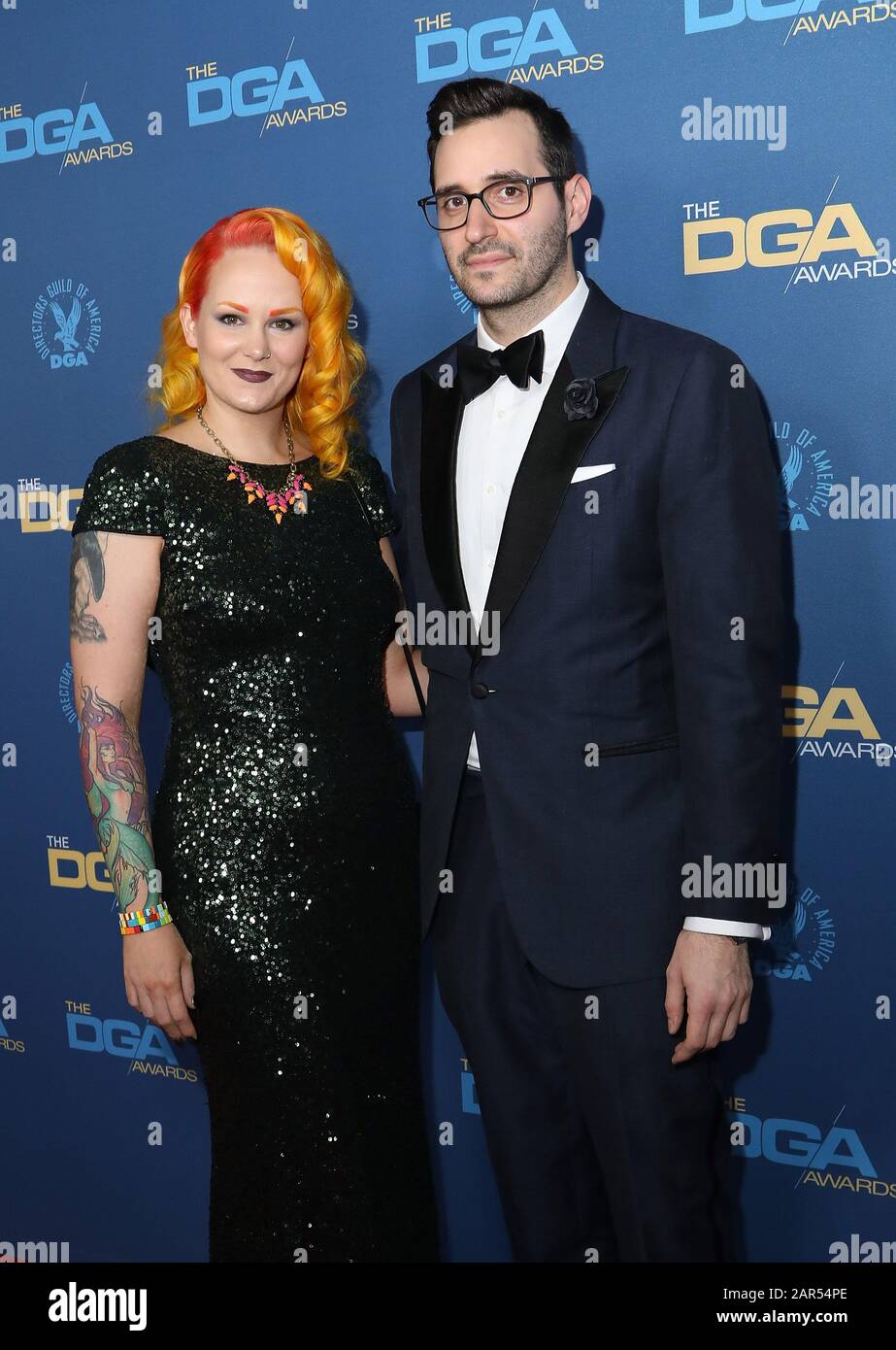 Los Angeles, USA. 25th Jan 2020. Christopher Werner arrives for the ...