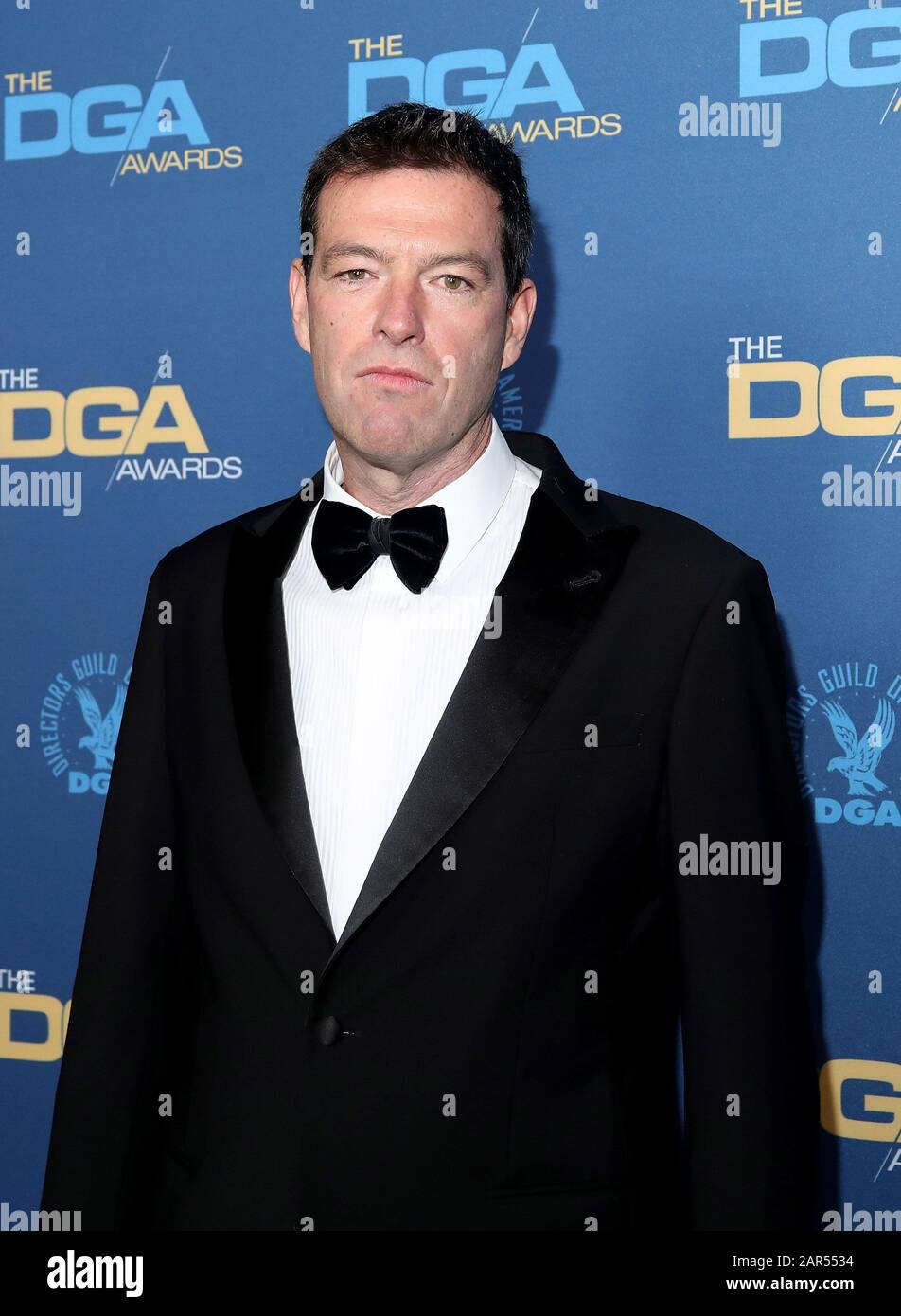 Los Angeles, USA. 25th Jan 2020. Mark Mylod arrives for the 72nd Annual ...