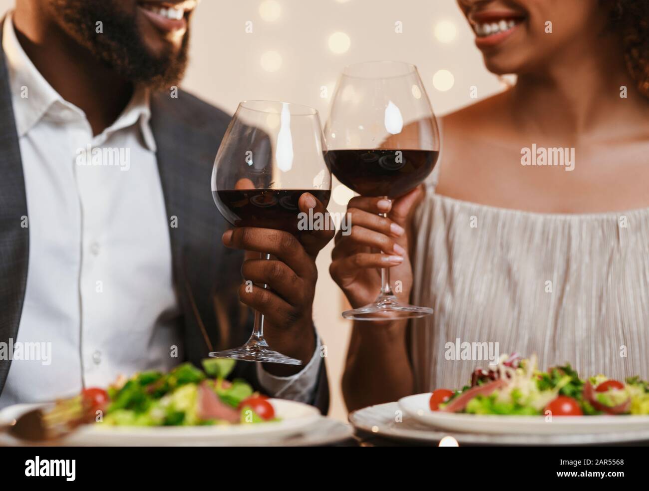 Romantic toasting together hi-res stock photography and images - Alamy