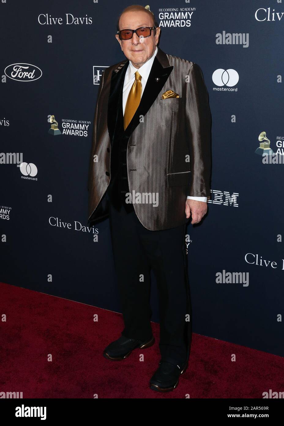 BEVERLY HILLS, LOS ANGELES, CALIFORNIA, USA - JANUARY 25: Clive Davis ...