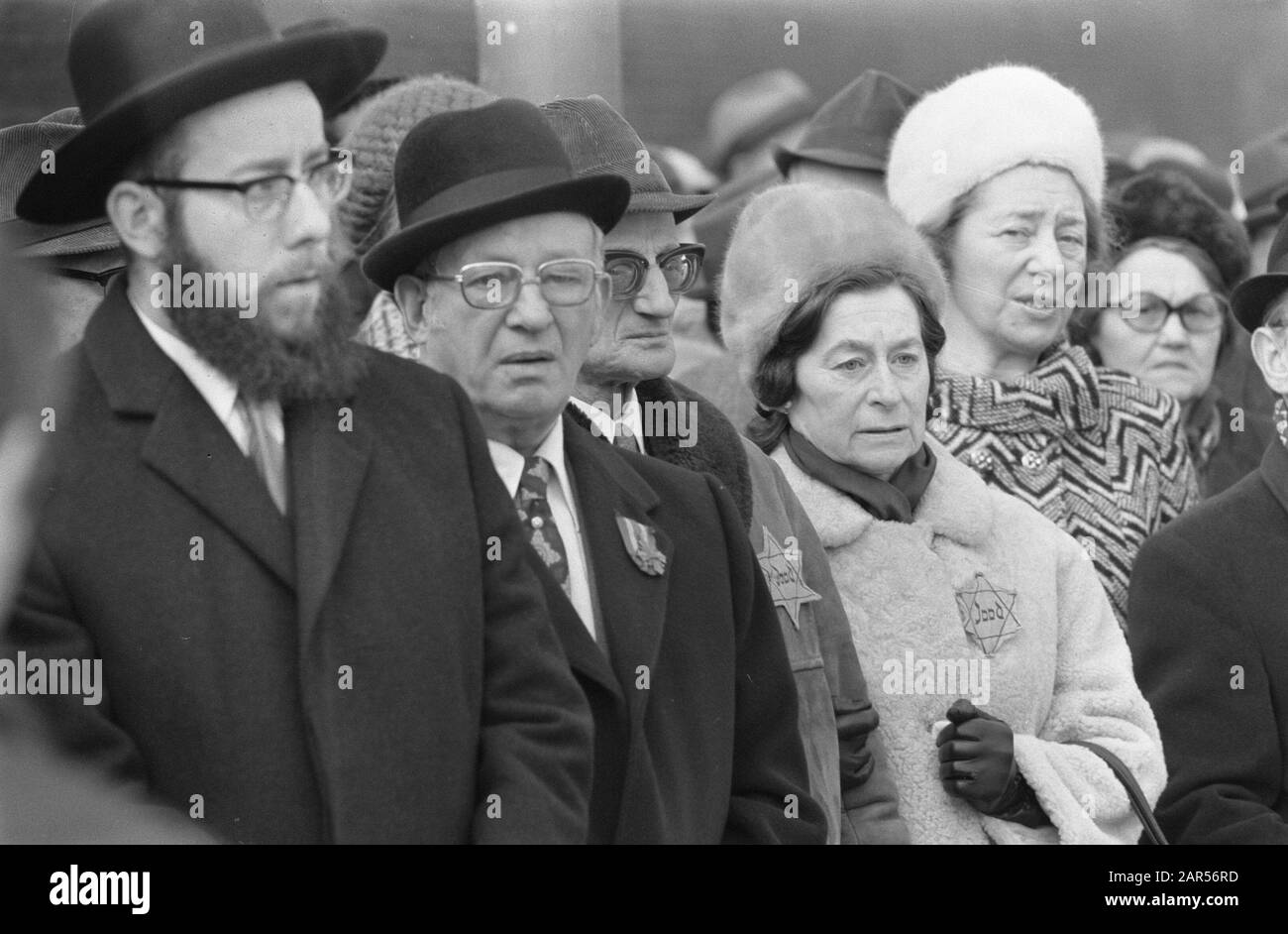 Commemoration February strike; people with Jewish star Date: February ...