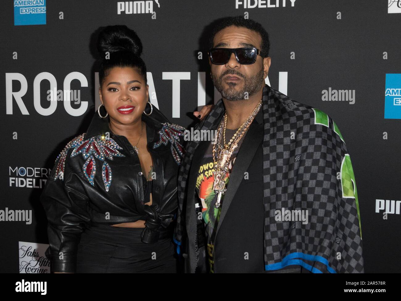 Chrissy Lampkin and Jim Jones attend Roc Nation The Brunch at a private ...