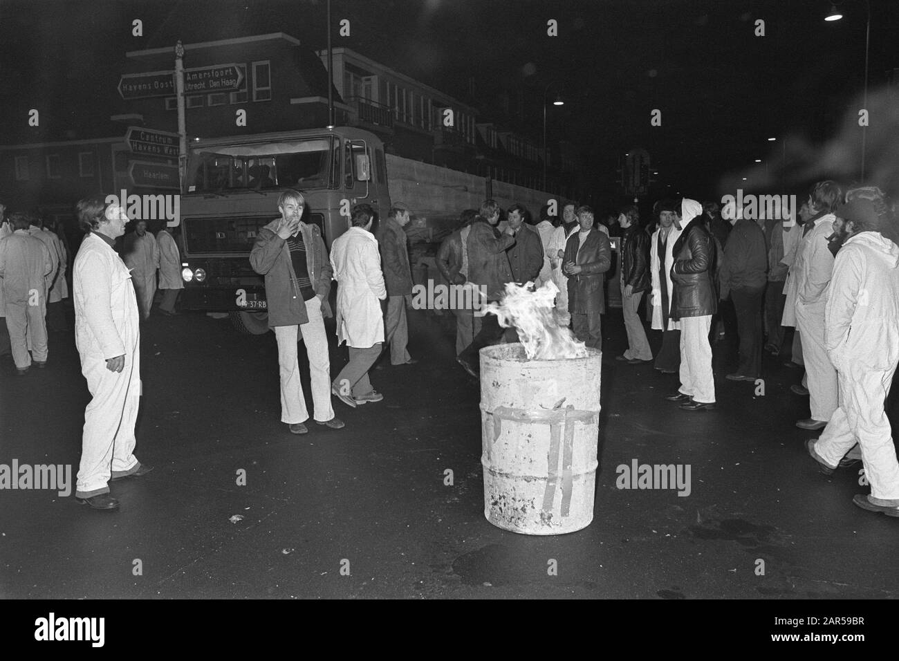Capital meat wholesalers organize a slaughter stop and a roadblock for ...
