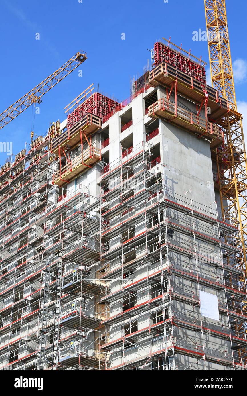 high rise building under construction Stock Photo - Alamy