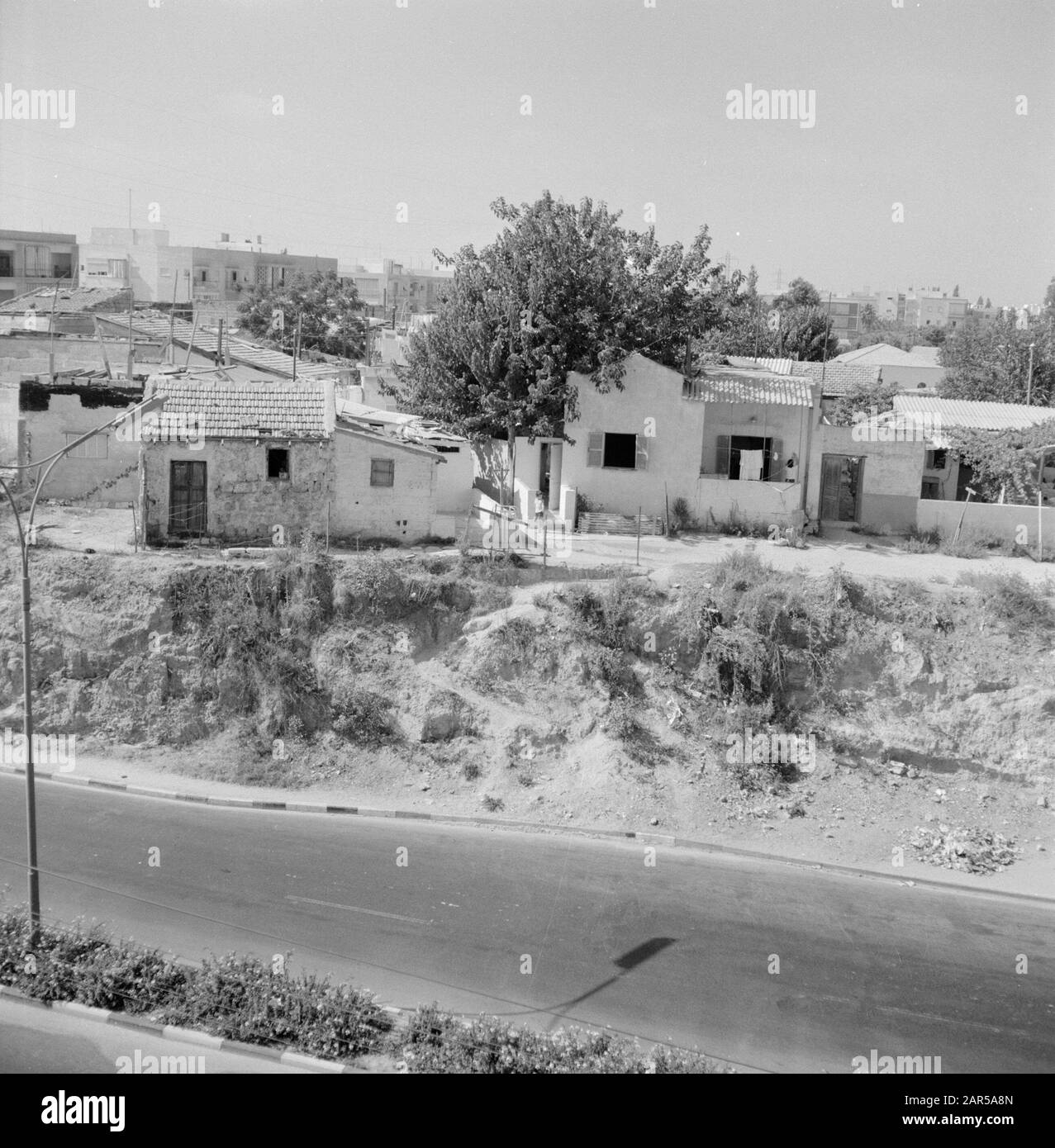 Israel 1964-1965: Tel Aviv, street images Houses, presumably along ...