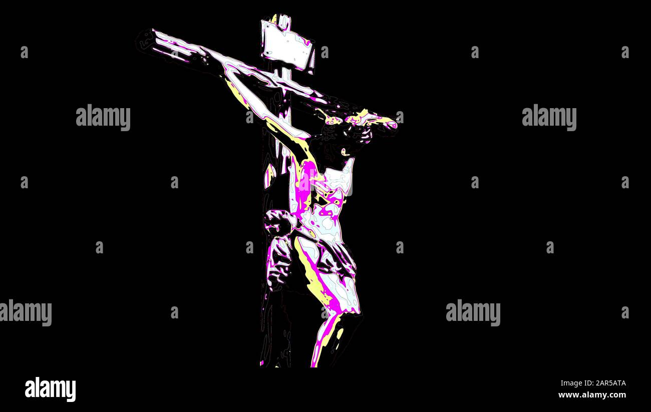 the night of Jesus Christ on the cross Stock Photo - Alamy