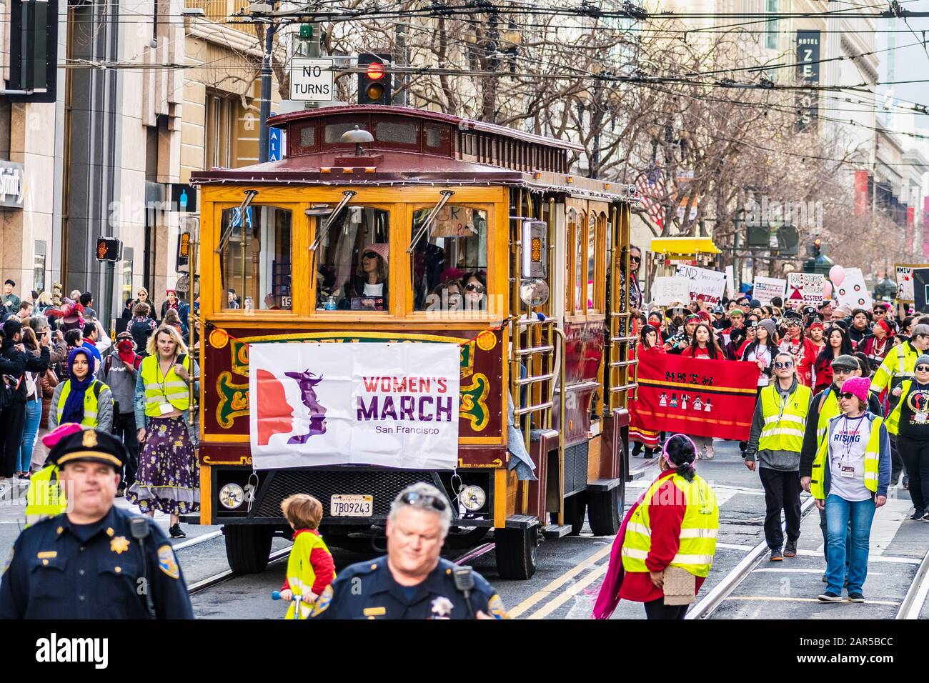 Jan 18, 2020 San Francisco / CA / USA - Participants to the Women's ...