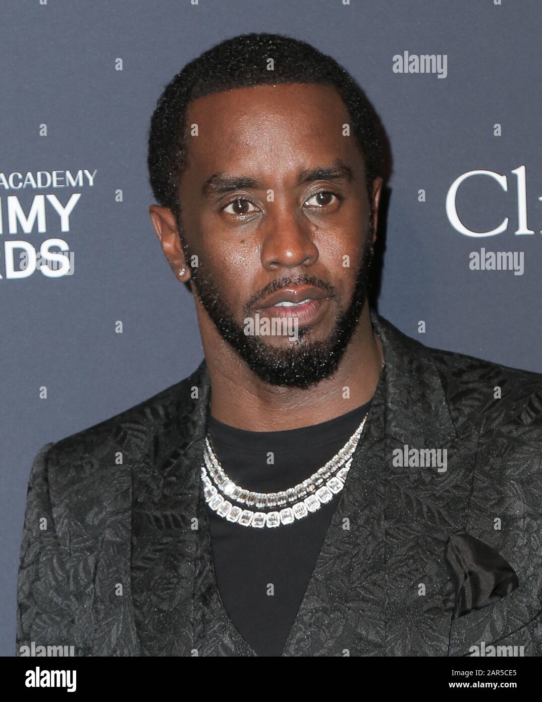 Sean "Diddy" Combs walking the red carpet at the Clive Davis' 2020 Pre ...