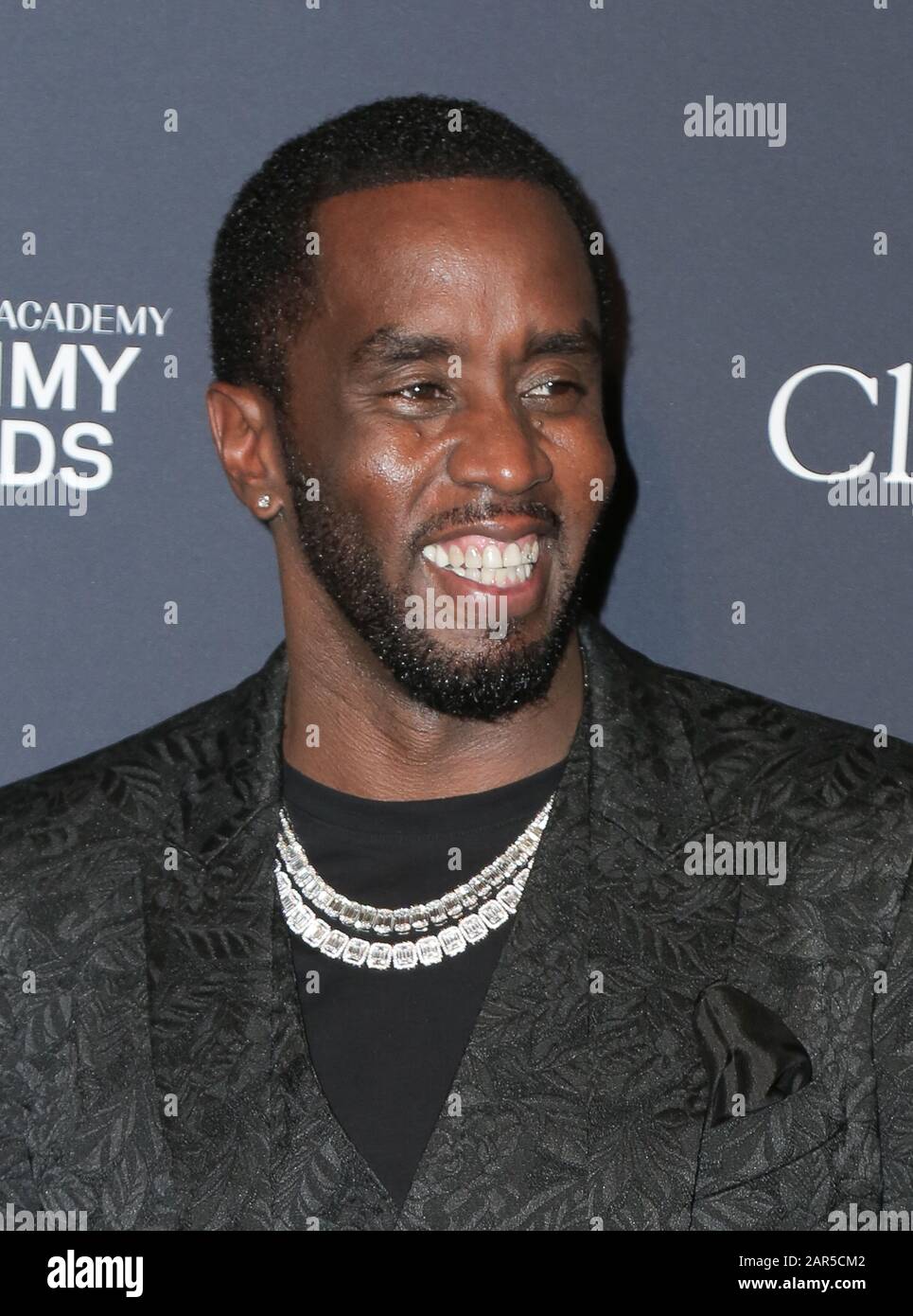 Sean diddy combs clive davis hi-res stock photography and images - Alamy