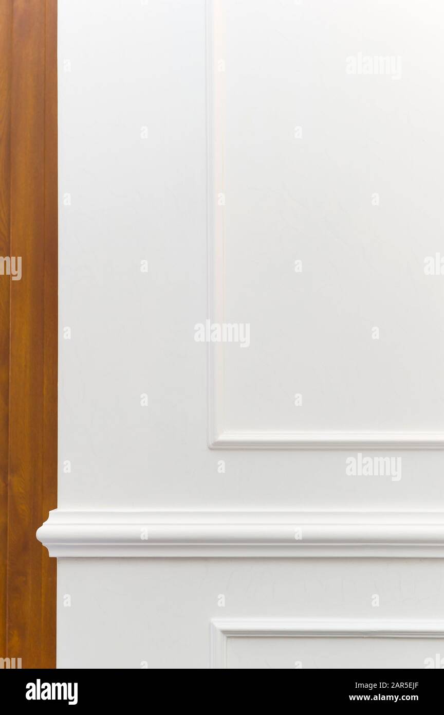 White wood panel edge hi-res stock photography and images - Alamy