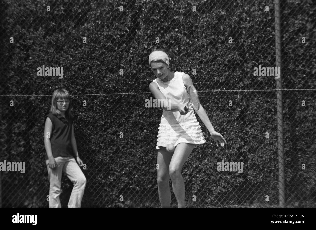 International tennis championships in Hilversum ('t Melkhuisje); Helga ...