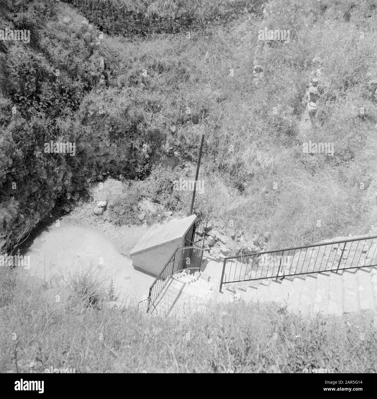 Israel: excavations Megido (Megiddo Stock Photo - Alamy