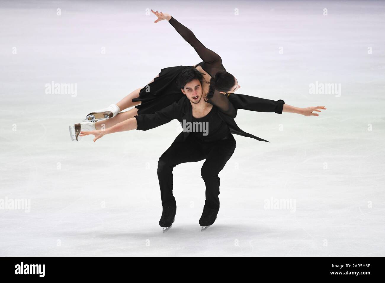 Jasmine TESSARI & Francesco FIORETTI from Italy, during Dance Free, in ...