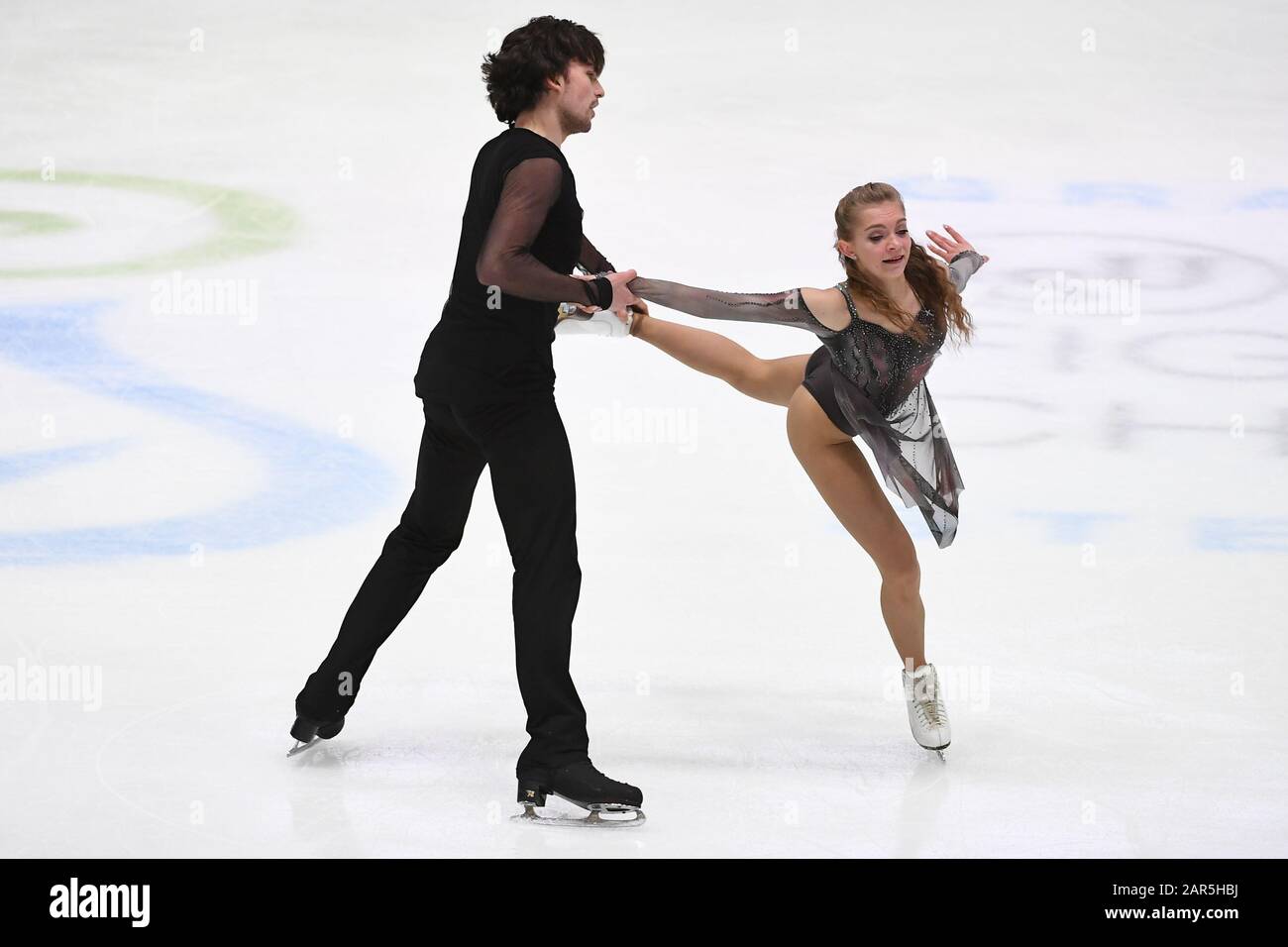 Maria KAZAKOVA & Georgy REVIYA from Georgia, during Dance Free, in Ice ...
