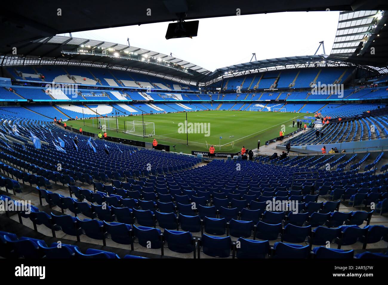 A general view of the stadium before the FA Cup fourth round match at ...