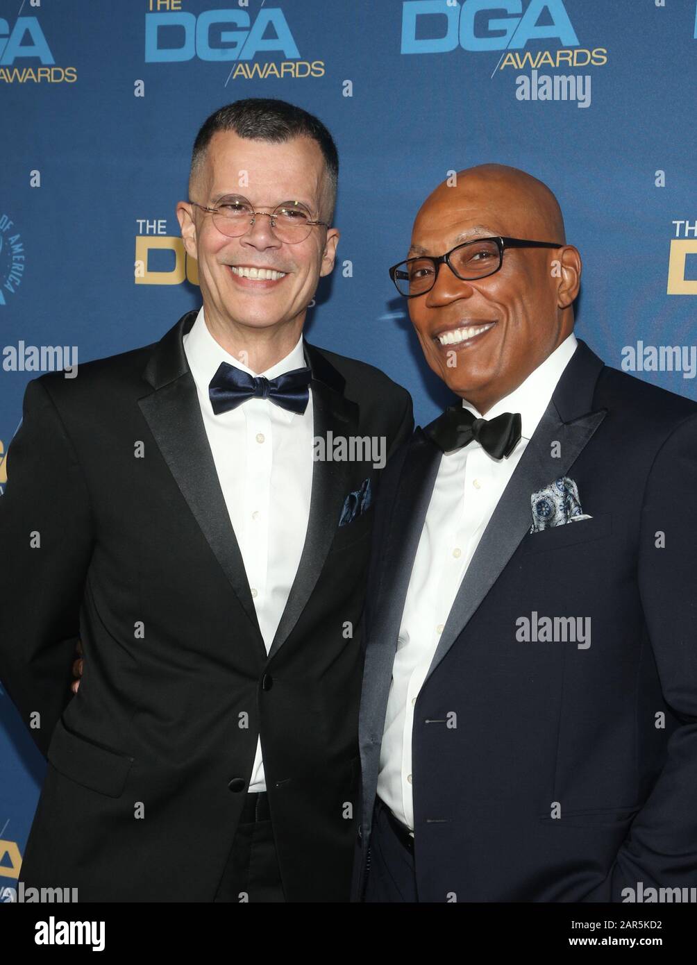 Los Angeles, Ca. 25th Jan, 2020. Christopher Mason, Paris Barclay, at ...